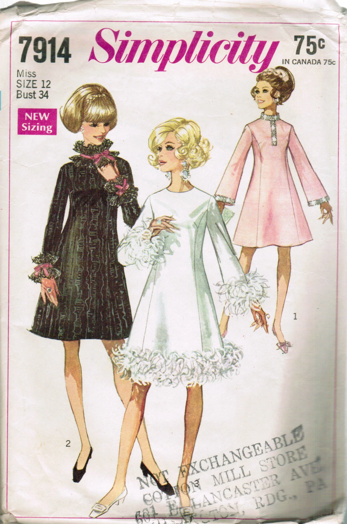 Simplicity 7914 A | Vintage Sewing Patterns | Fandom
