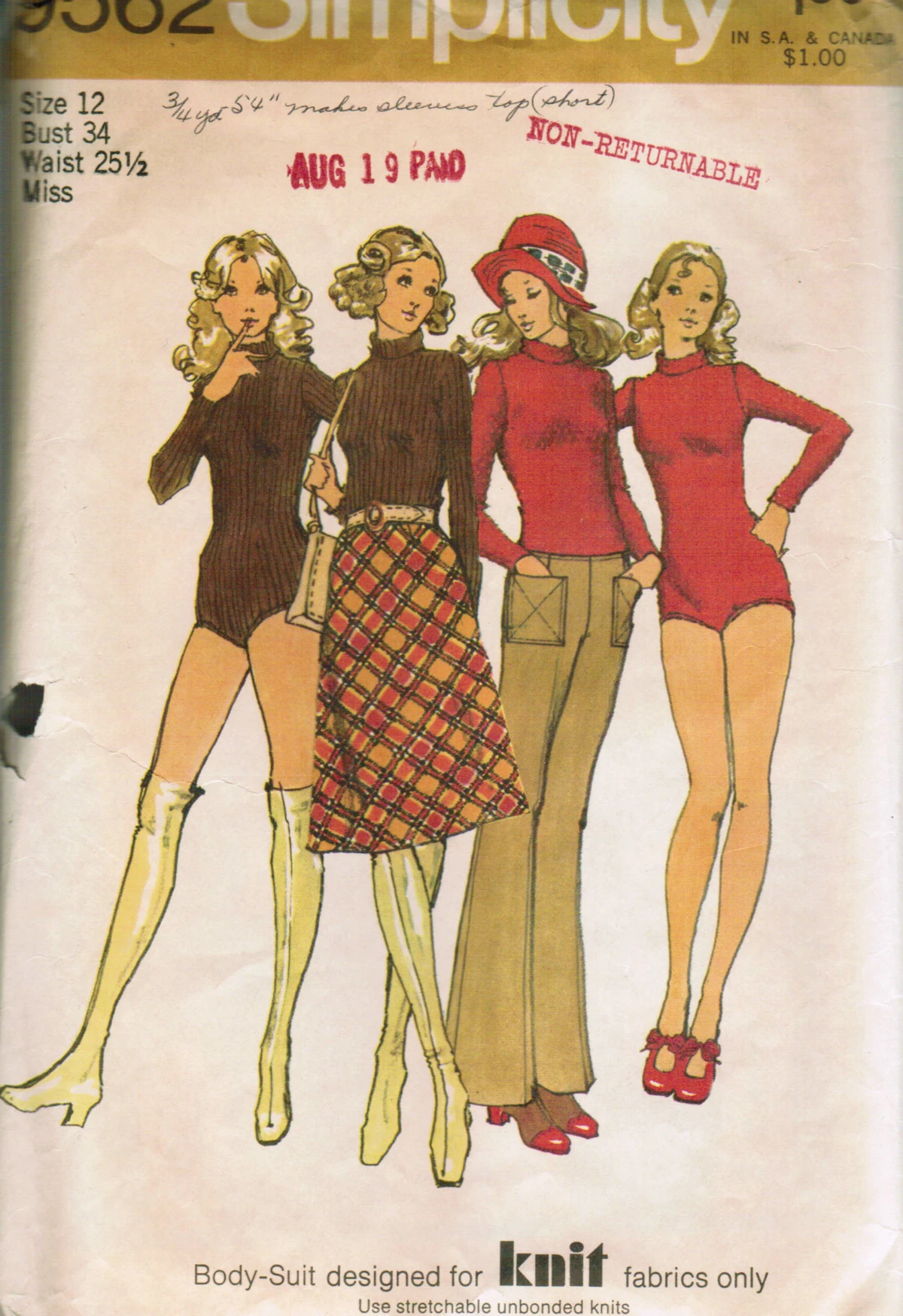 Simplicity 9562 | Vintage Sewing Patterns | Fandom