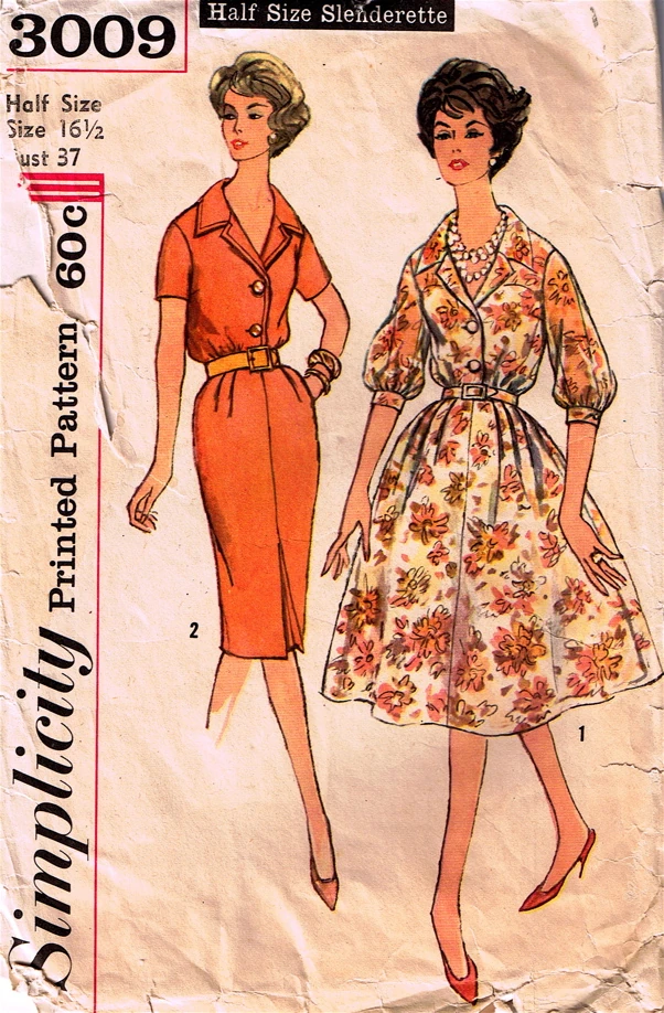 Simplicity 3009 A | Vintage Sewing Patterns | Fandom