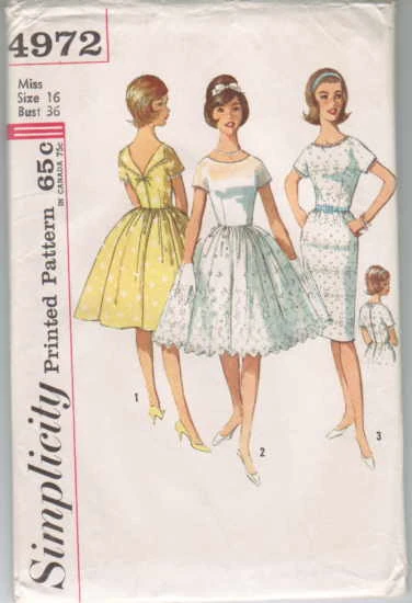 Simplicity 4972 | Vintage Sewing Patterns | Fandom