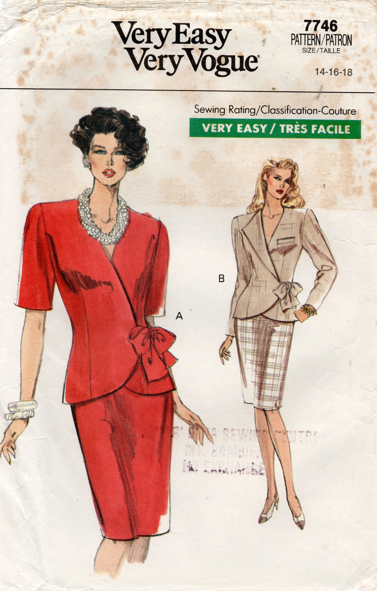 Vogue 7746 A | Vintage Sewing Patterns | Fandom