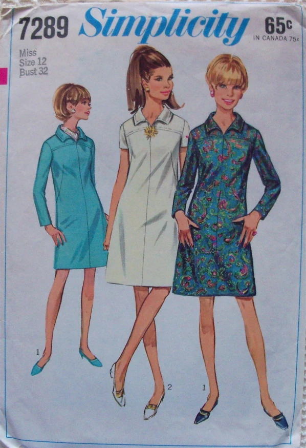 Simplicity 7289 A | Vintage Sewing Patterns | Fandom