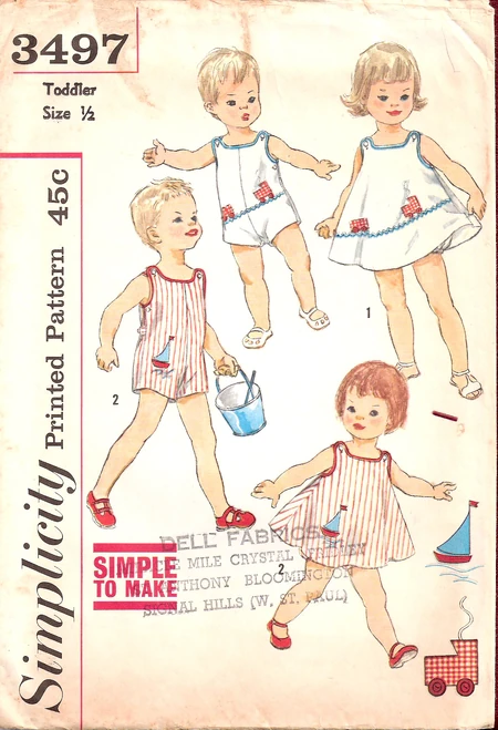 Simplicity 3497 | Vintage Sewing Patterns | Fandom