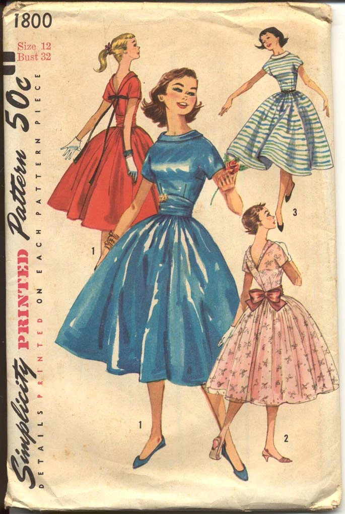 Simplicity 1800 | Vintage Sewing Patterns | Fandom