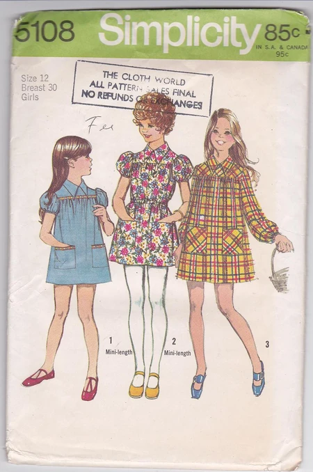 Simplicity 5108 B | Vintage Sewing Patterns | Fandom