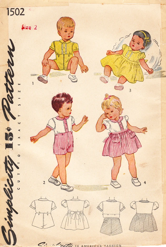 Simplicity 1502 | Vintage Sewing Patterns | Fandom