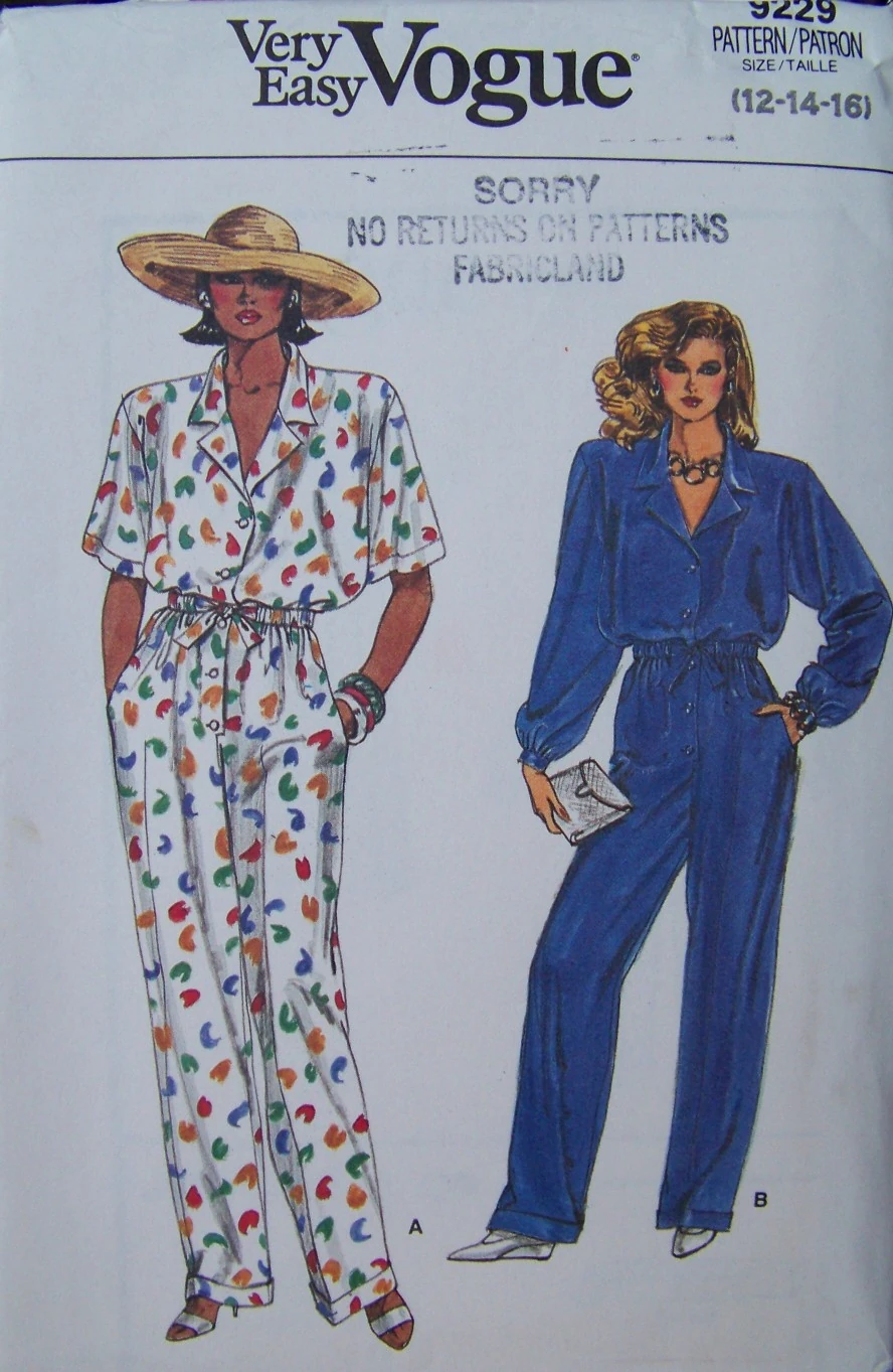 Vogue 9229 | Vintage Sewing Patterns | Fandom