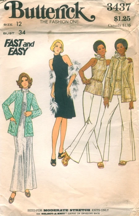 Butterick 3437 | Vintage Sewing Patterns | Fandom