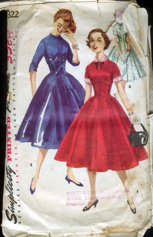 Simplicity 1322 A | Vintage Sewing Patterns | Fandom