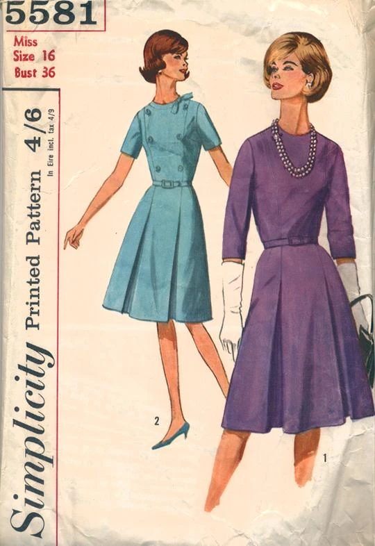 Simplicity 5581 | Vintage Sewing Patterns | Fandom