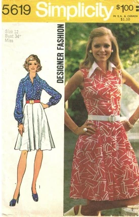 Simplicity 5619 | Vintage Sewing Patterns | Fandom