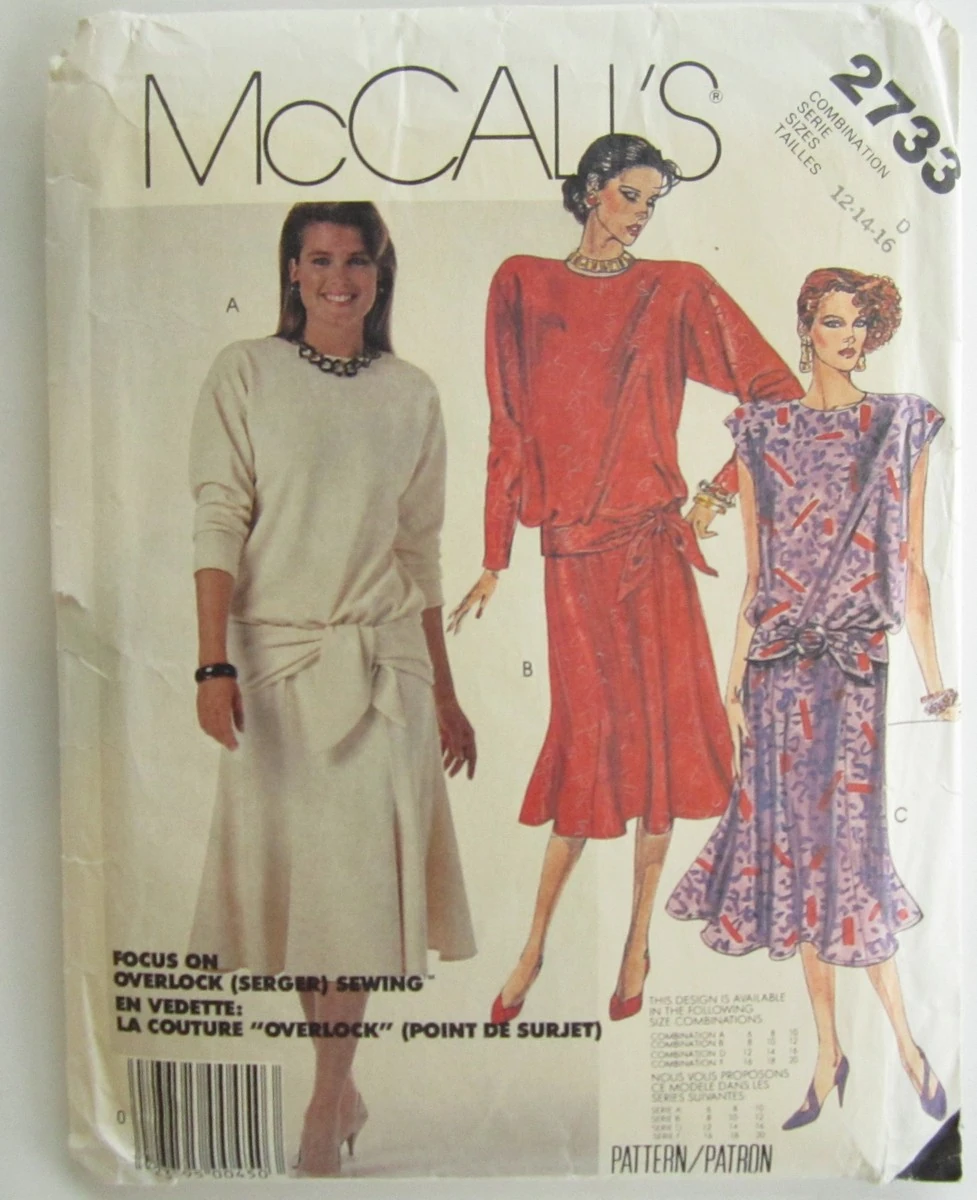 McCall's 2733 | Vintage Sewing Patterns | Fandom