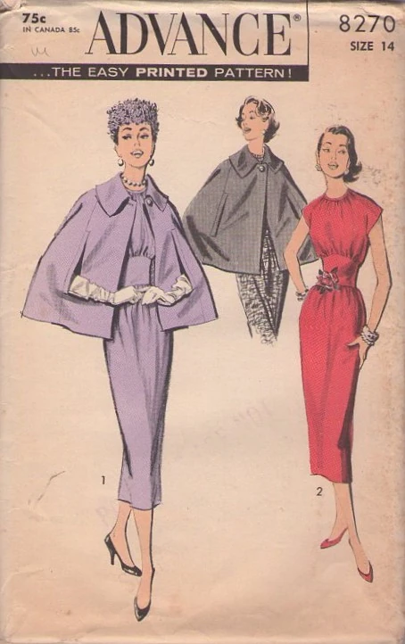 Advance 8270 | Vintage Sewing Patterns | Fandom