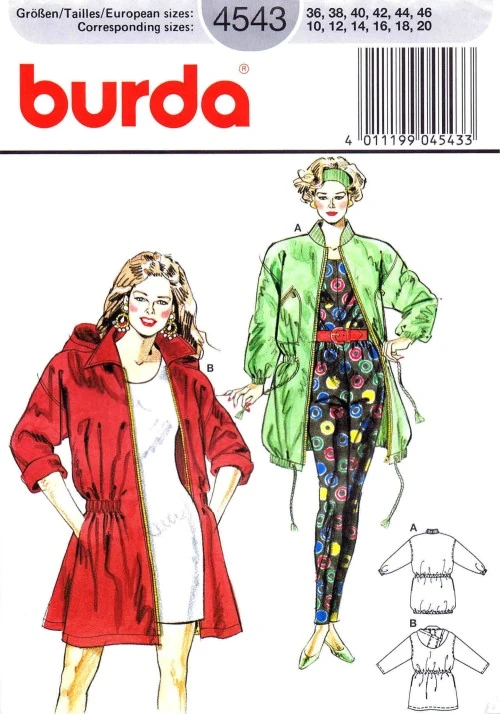 Burda 4543 | Vintage Sewing Patterns | Fandom