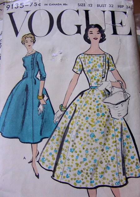 Vogue 9135 A | Vintage Sewing Patterns | Fandom