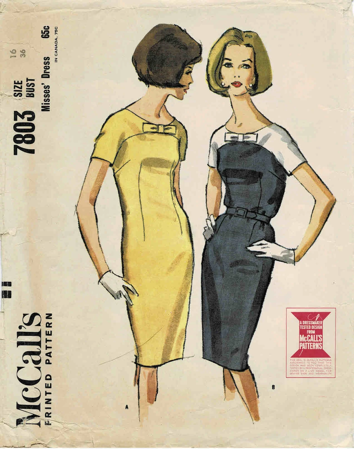 McCall's 7803 A | Vintage Sewing Patterns | Fandom