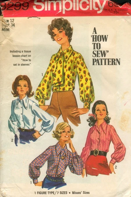 Simplicity 8299 | Vintage Sewing Patterns | Fandom