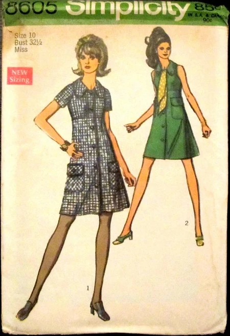 Simplicity 8605 A | Vintage Sewing Patterns | Fandom