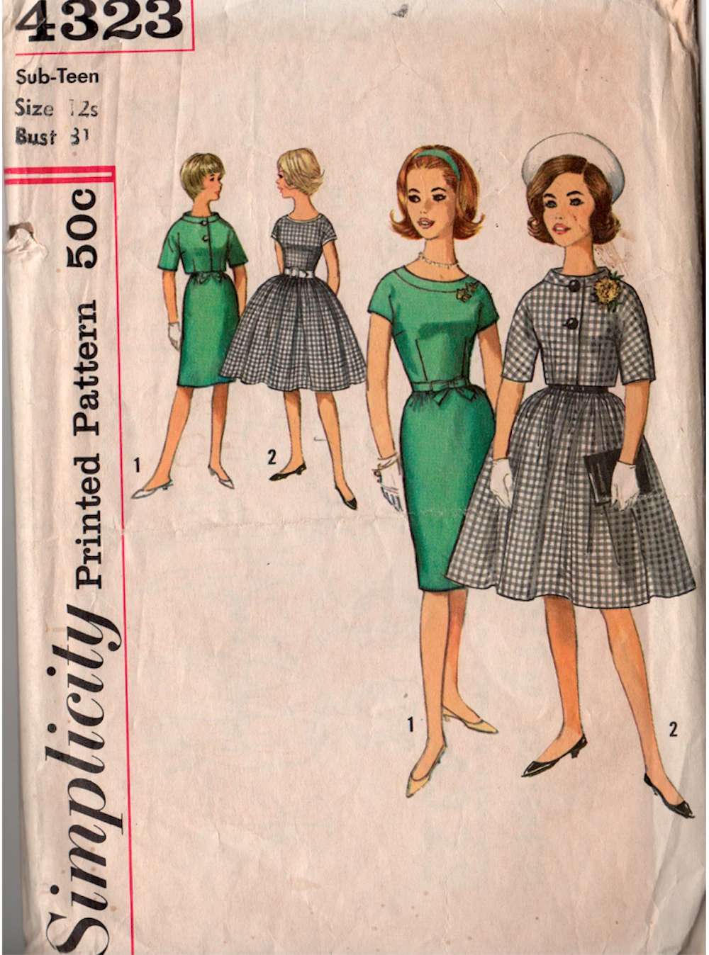 Simplicity 4323 | Vintage Sewing Patterns | Fandom
