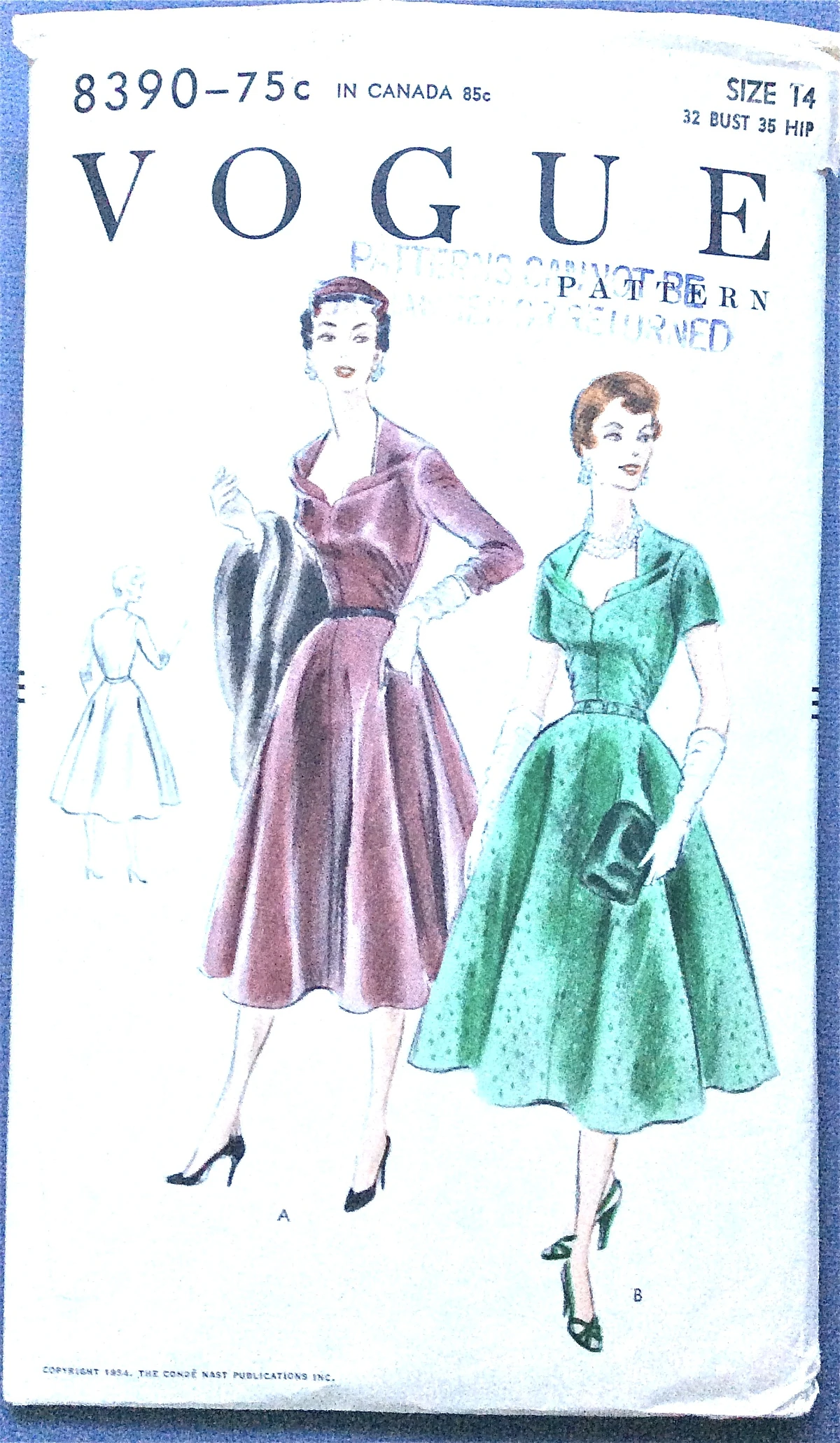 Vogue 8390 B | Vintage Sewing Patterns | Fandom