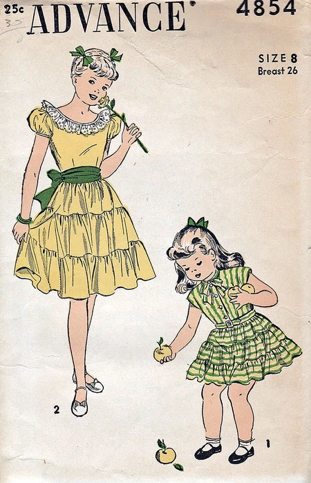 Advance 4854 | Vintage Sewing Patterns | Fandom
