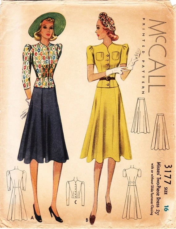 McCall 3177 | Vintage Sewing Patterns | Fandom