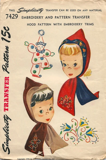 Simplicity 7429 A | Vintage Sewing Patterns | Fandom