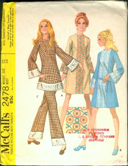 McCall's 2478 | Vintage Sewing Patterns | Fandom