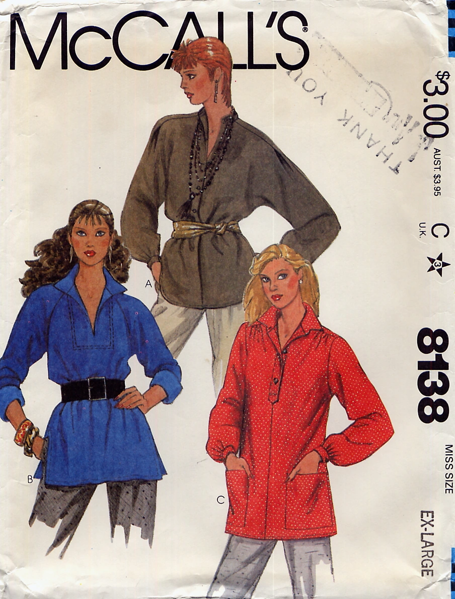 McCall's 8138 A | Vintage Sewing Patterns | Fandom
