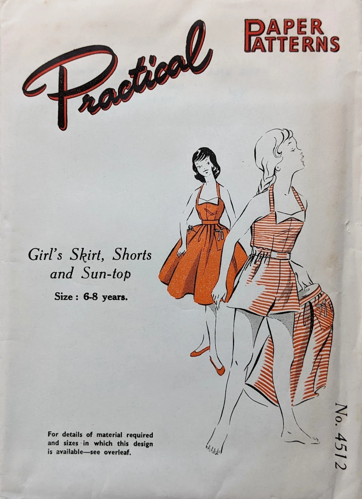 Practical 4512 | Vintage Sewing Patterns | Fandom