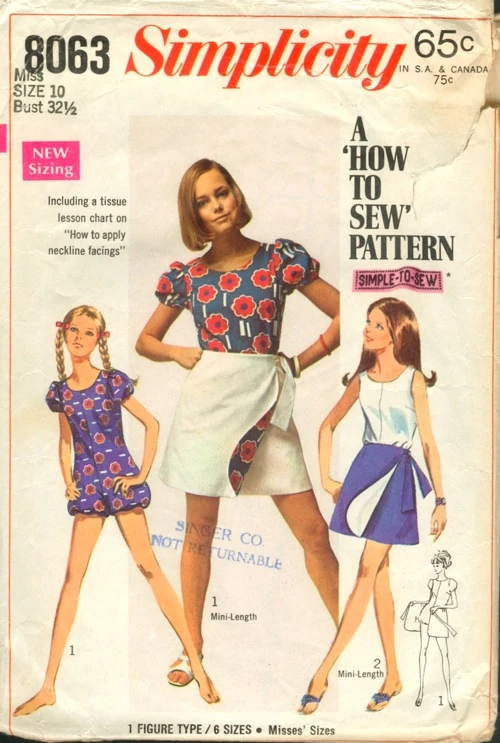 Simplicity 8063 | Vintage Sewing Patterns | Fandom