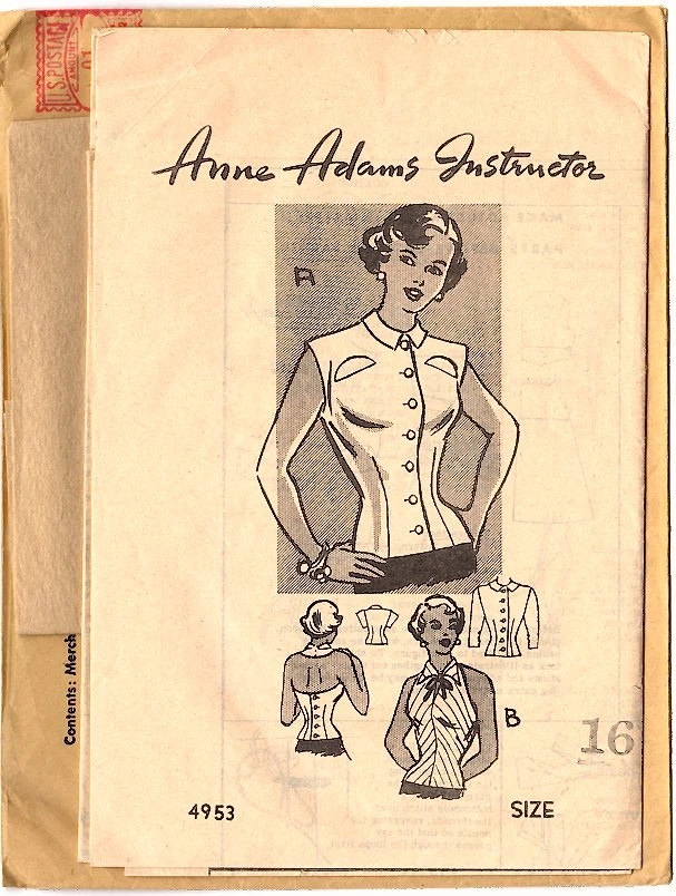 Anne Adams 4953 | Vintage Sewing Patterns | Fandom