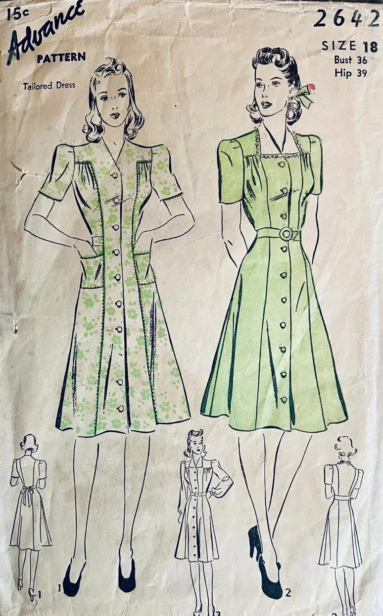 Advance 2642 | Vintage Sewing Patterns | Fandom