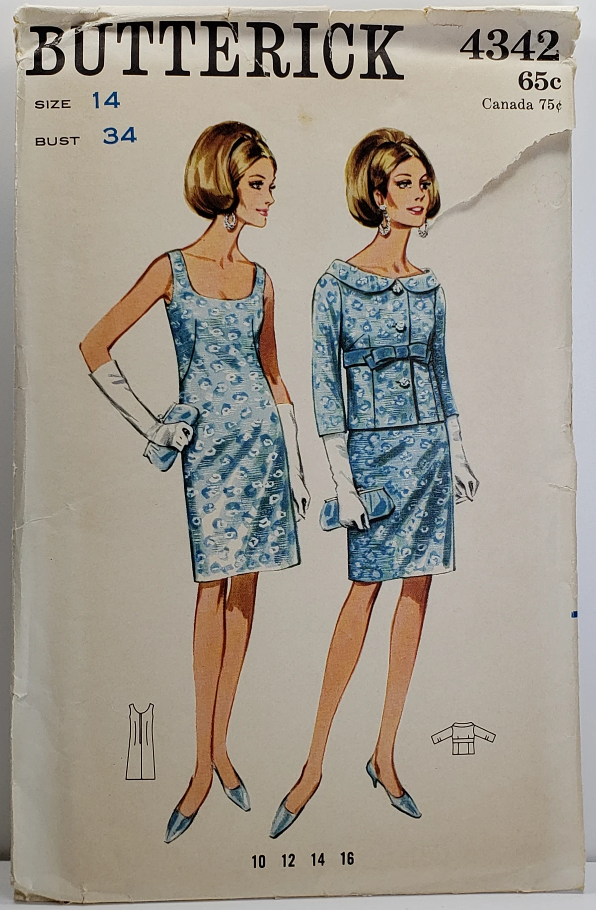 Butterick 4342 B | Vintage Sewing Patterns | Fandom