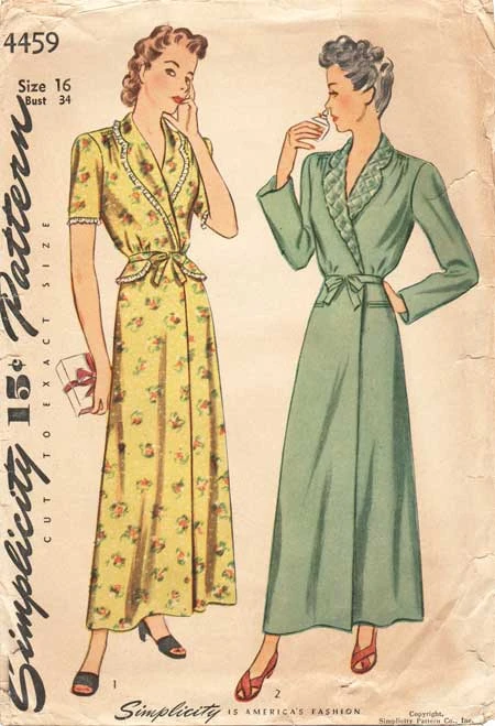Simplicity 4459 B | Vintage Sewing Patterns | Fandom