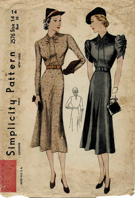 Simplicity 2576 B | Vintage Sewing Patterns | Fandom
