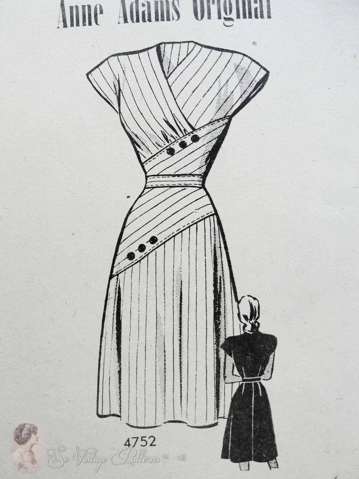 Anne Adams 4752 A | Vintage Sewing Patterns | Fandom