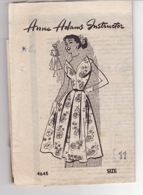 Anne Adams 4645 A | Vintage Sewing Patterns | Fandom