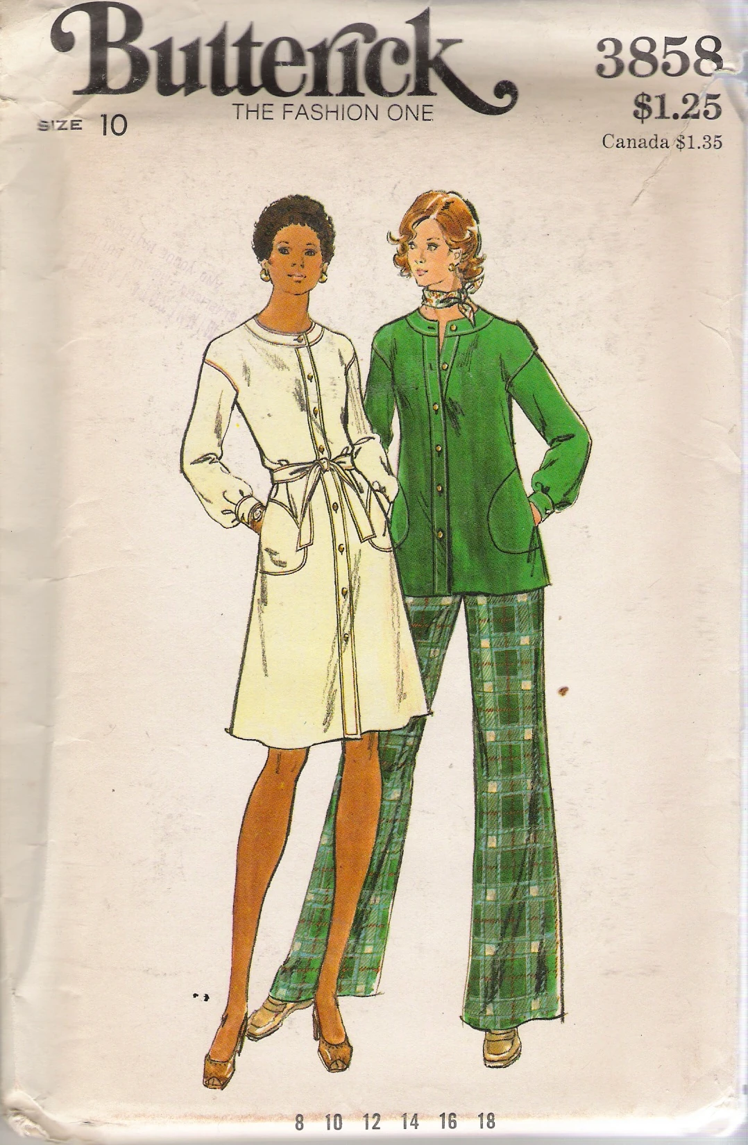 Butterick 3858 | Vintage Sewing Patterns | Fandom