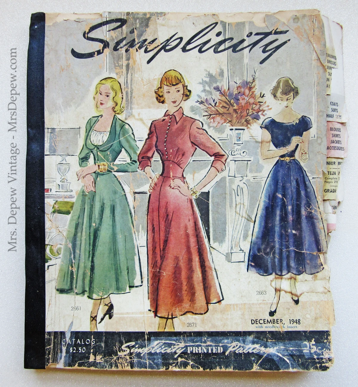 Simplicity Counter Catalog December 1948 | Vintage Sewing Patterns | Fandom