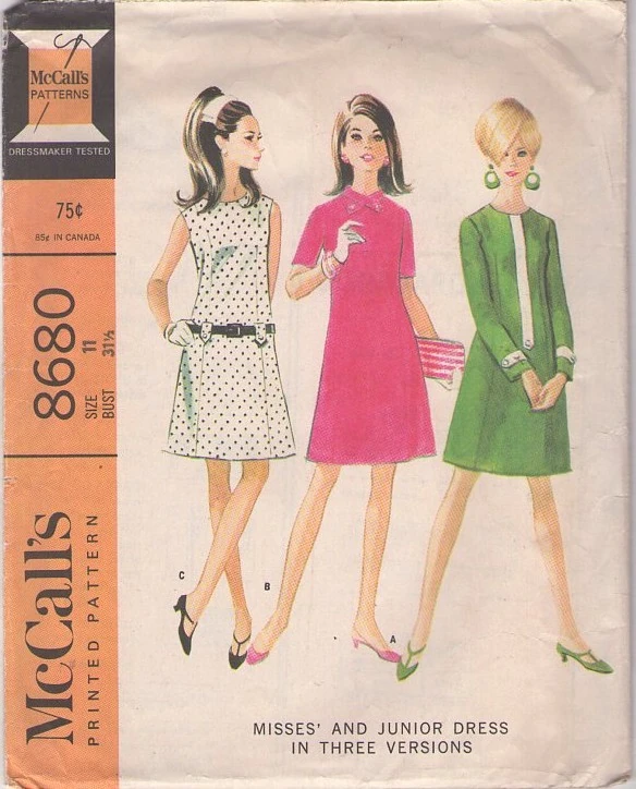 McCall's 8680 A | Vintage Sewing Patterns | Fandom