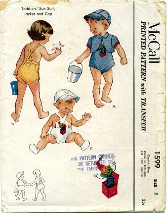 McCall 1599 | Vintage Sewing Patterns | Fandom