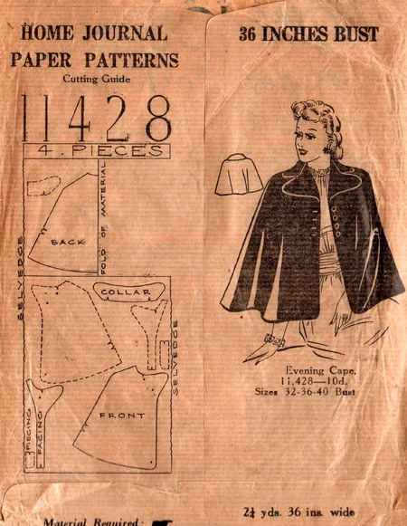 Australian Home Journal 11428 | Vintage Sewing Patterns | Fandom