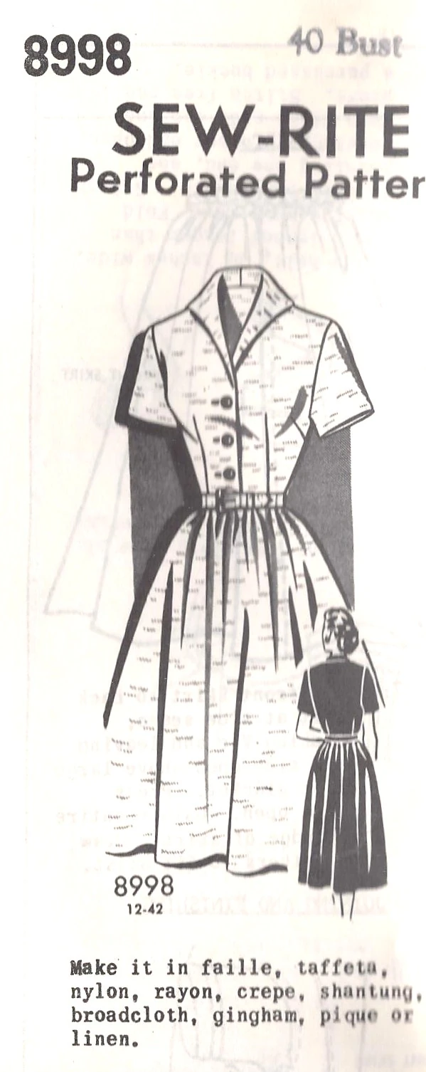 Sew-Rite 8998 | Vintage Sewing Patterns | Fandom