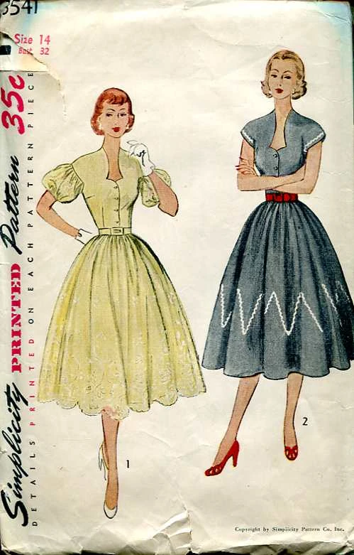 Simplicity 3541 A | Vintage Sewing Patterns | Fandom