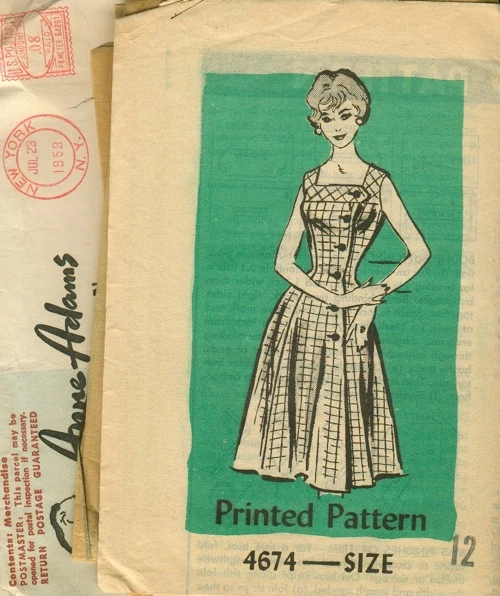 Anne Adams 4674 | Vintage Sewing Patterns | Fandom