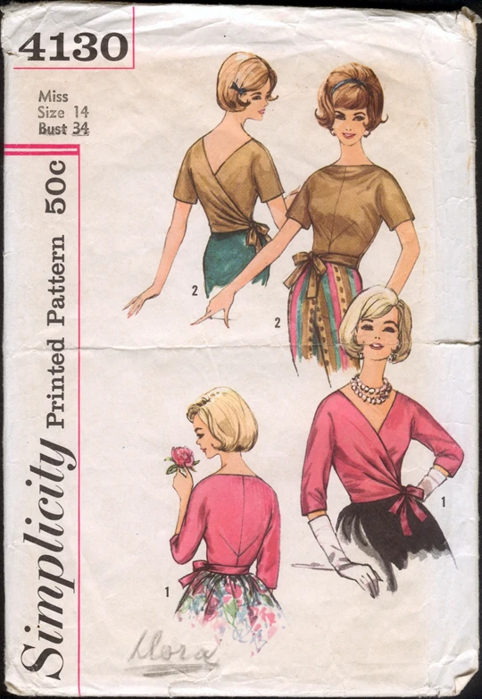 Simplicity 4130 | Vintage Sewing Patterns | Fandom