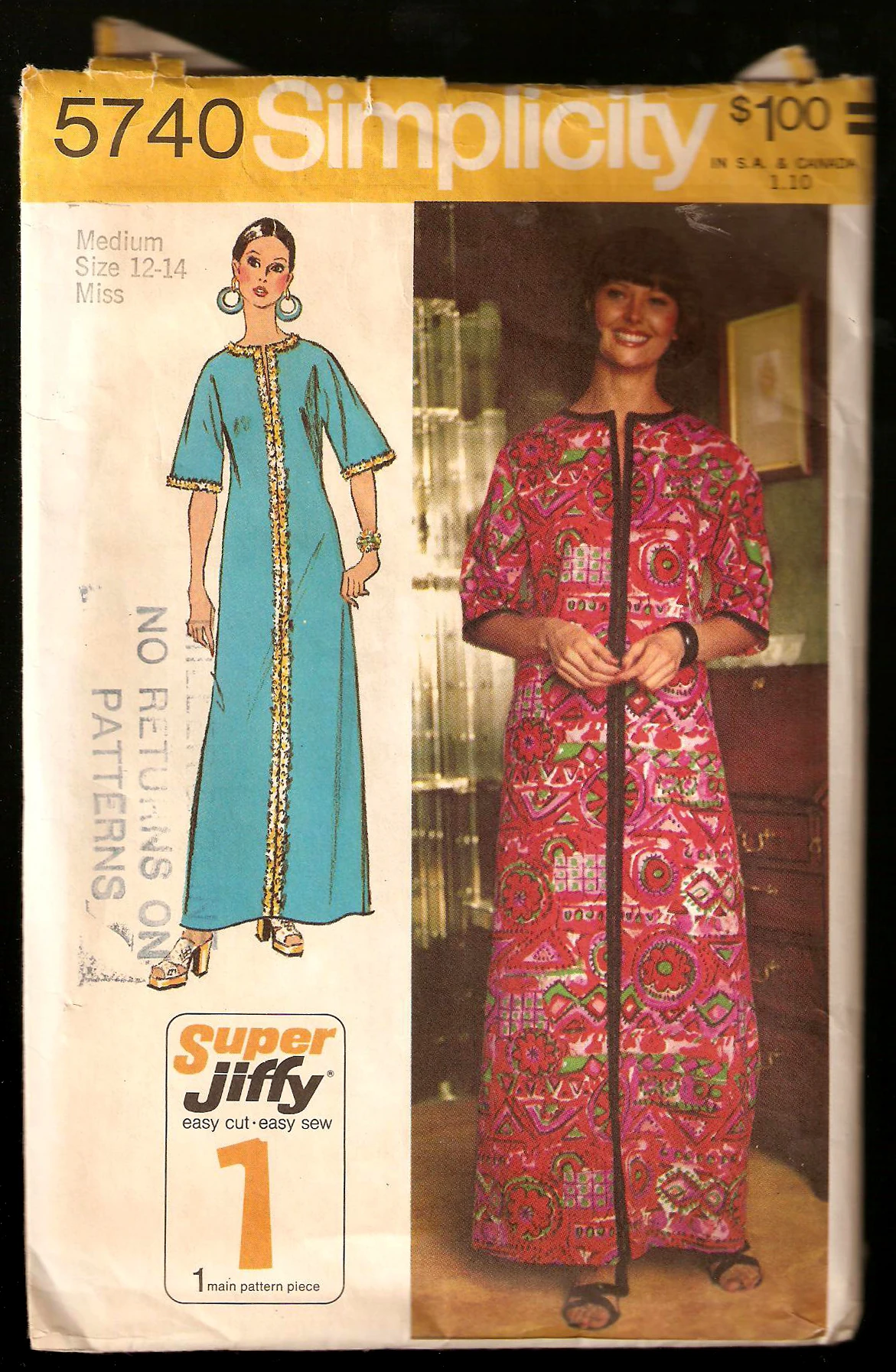 Simplicity 5740 | Vintage Sewing Patterns | Fandom