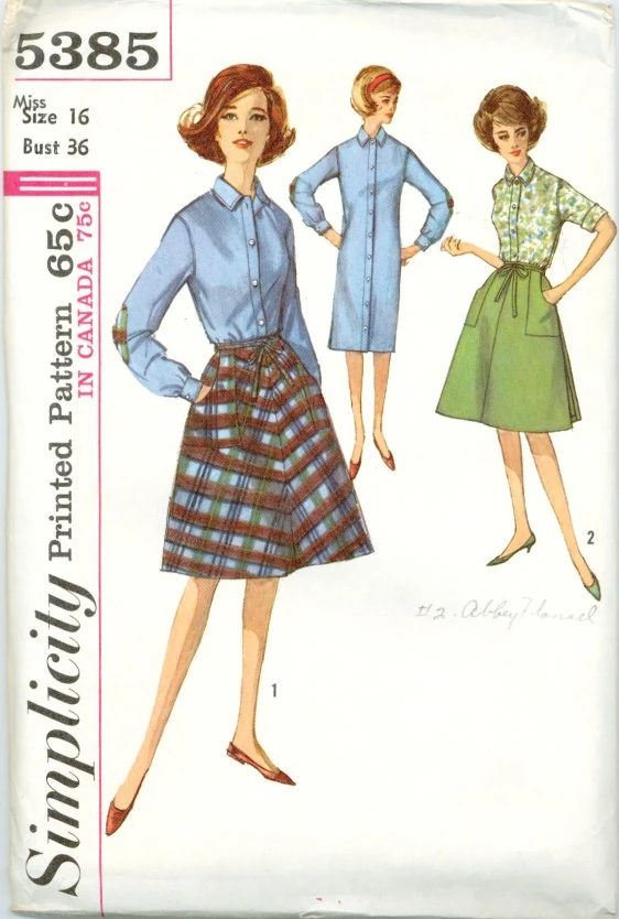 Simplicity 5385 | Vintage Sewing Patterns | Fandom
