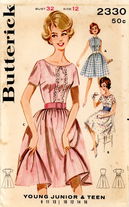 Butterick 2330 | Vintage Sewing Patterns | Fandom
